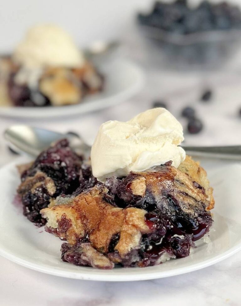 Blueberry Cobbler With Pie Filling