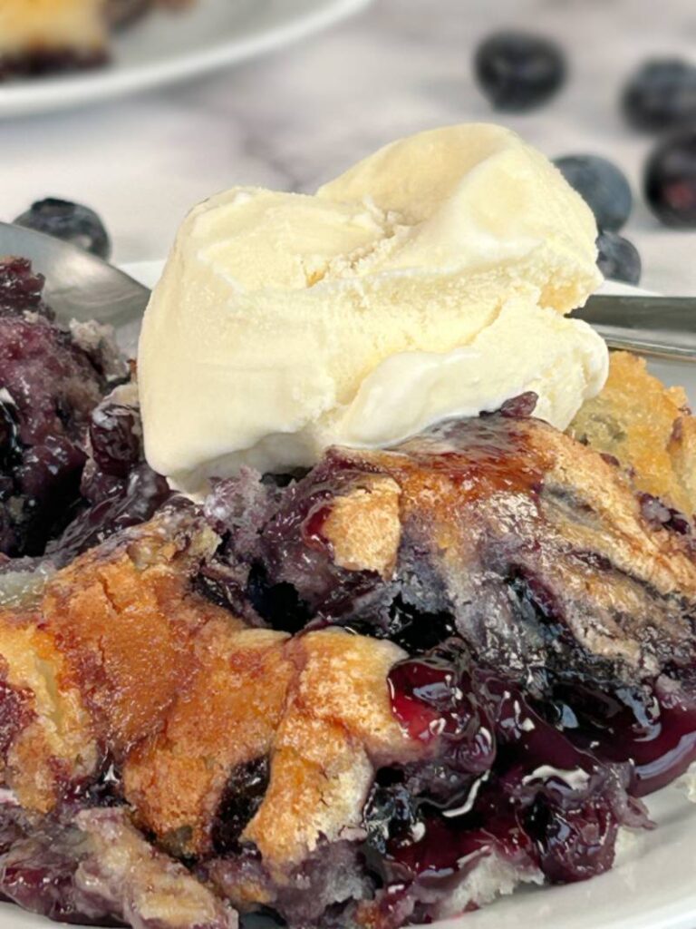 Blueberry Cobbler With Pie Filling
